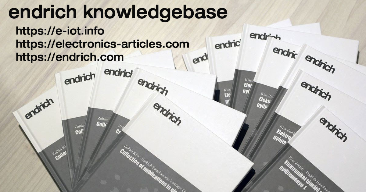 Endrich IoT Infrastructure – Endrich Cloud Database Service and Related ...